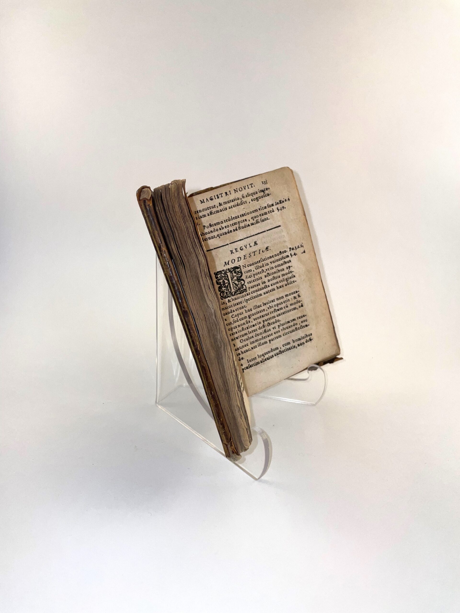 1607 Book of Jesuit Rule - Basilica of Saint Mary Museum