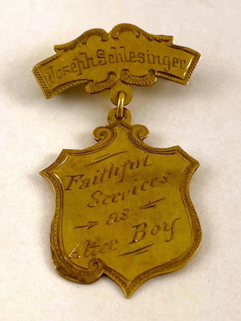 Altar Server Pin - Basilica of Saint Mary Museum